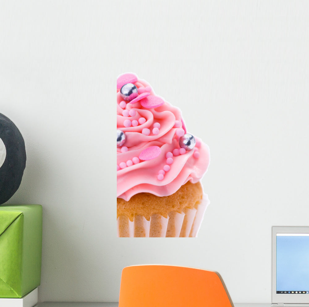 Pink Cupcake Wall Decal Design 2 - WallMonkeys.com – Wallmonkeys