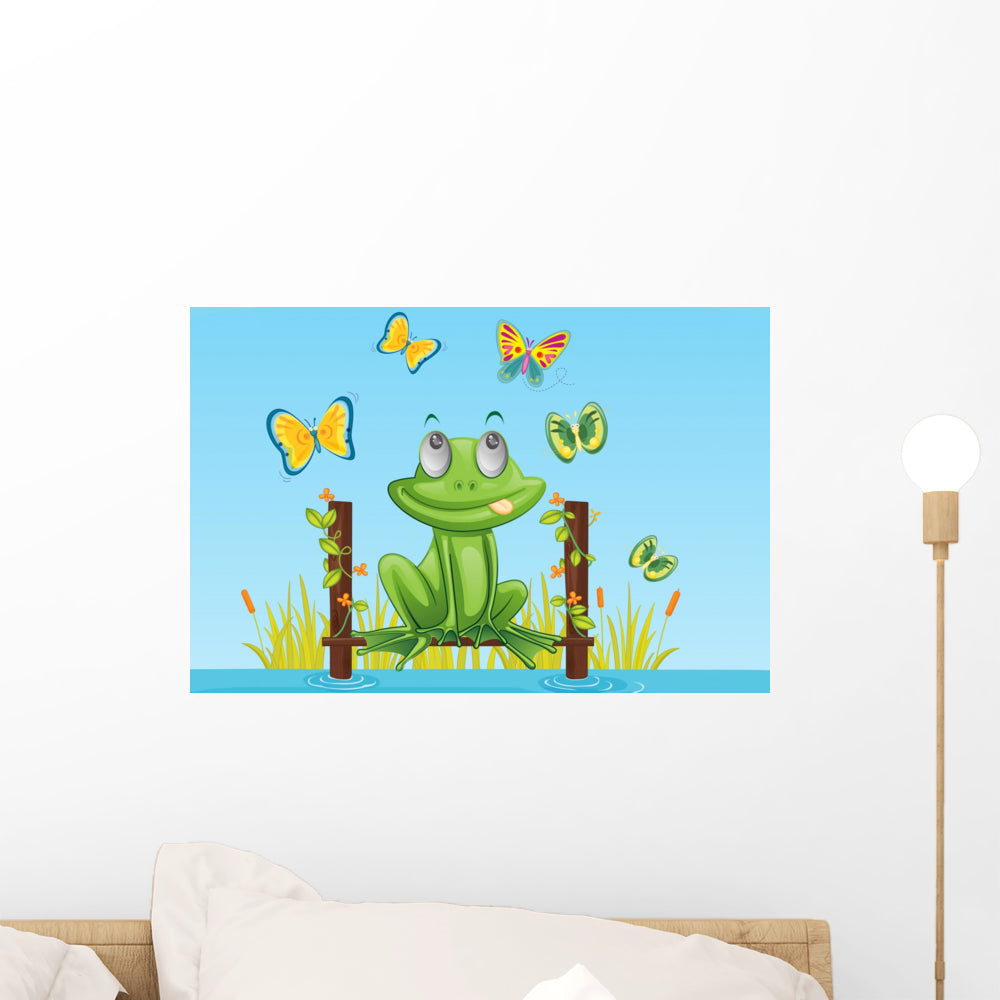 Frog Wall Mural – Wallmonkeys