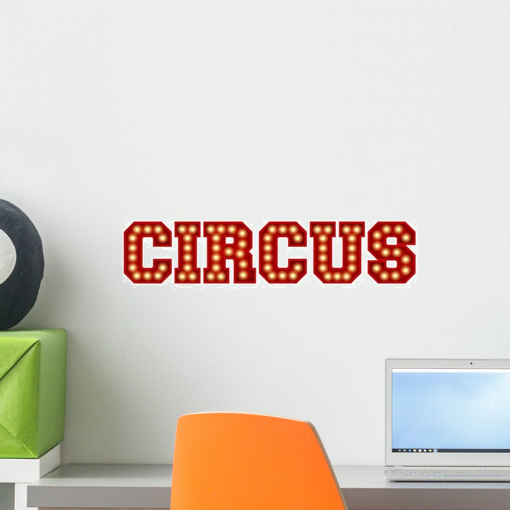 Circus Word Wall Decal - WallMonkeys.com – Wallmonkeys