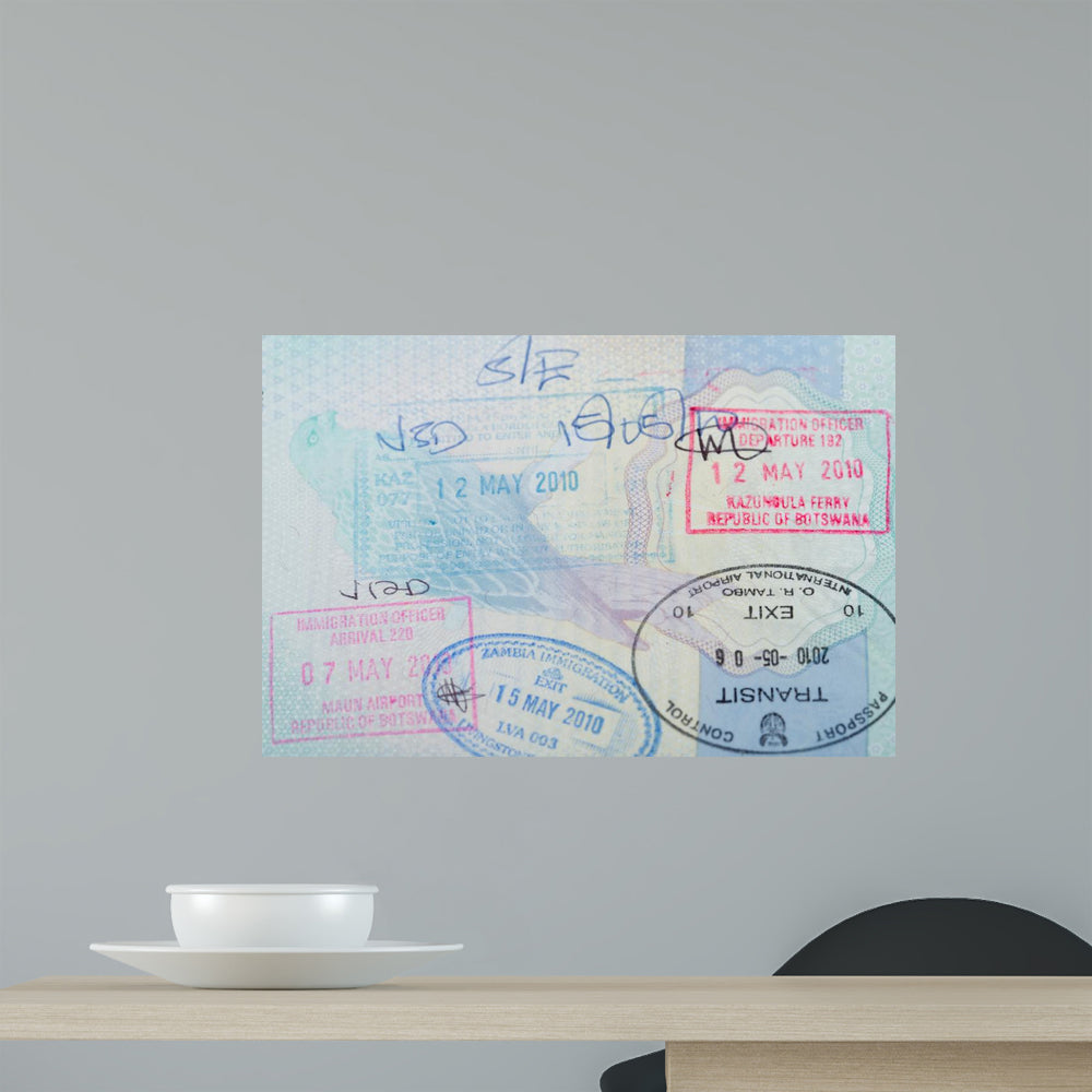African Passport Stamps – Wallmonkeys