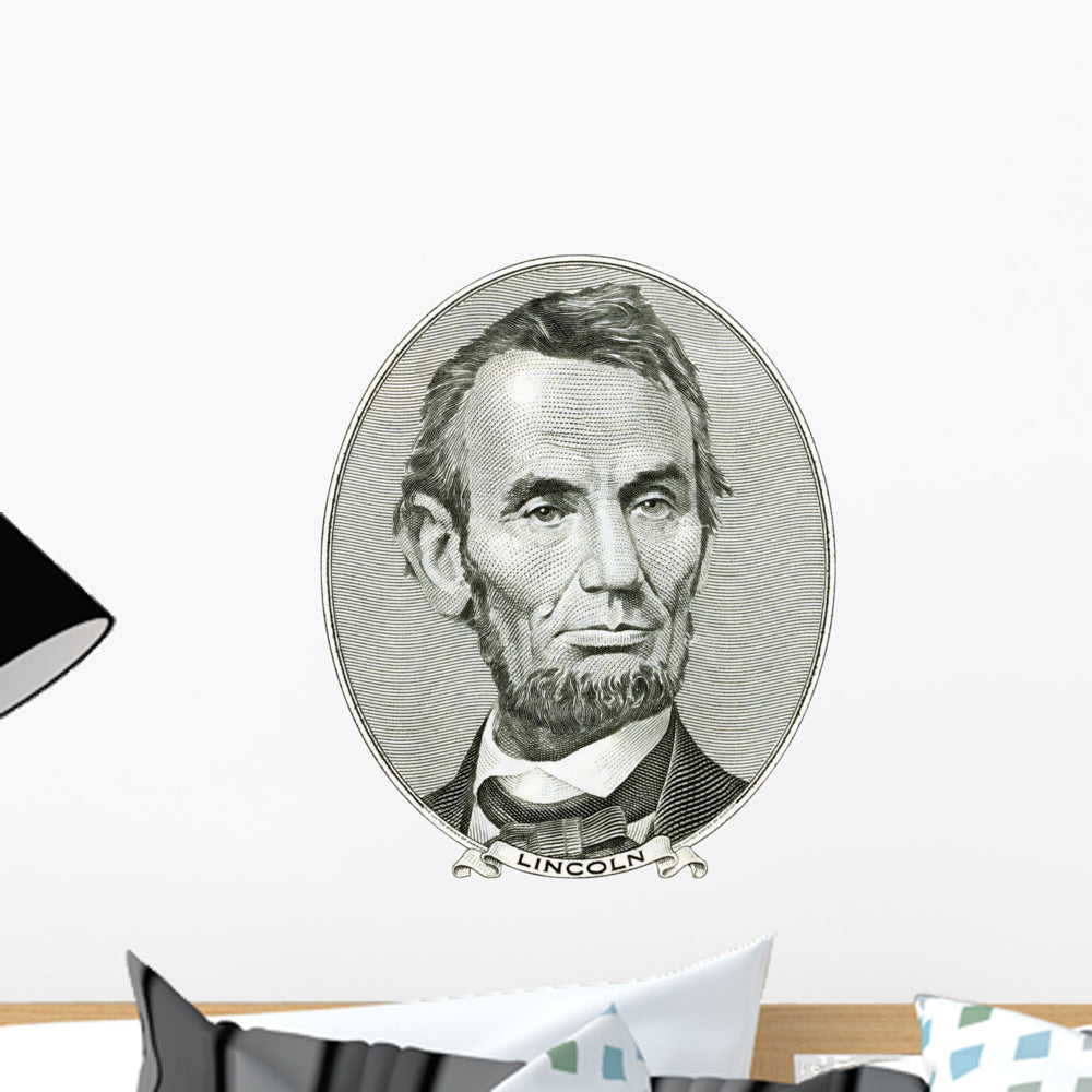 Portrait Abraham Lincoln Wall Mural – Wallmonkeys