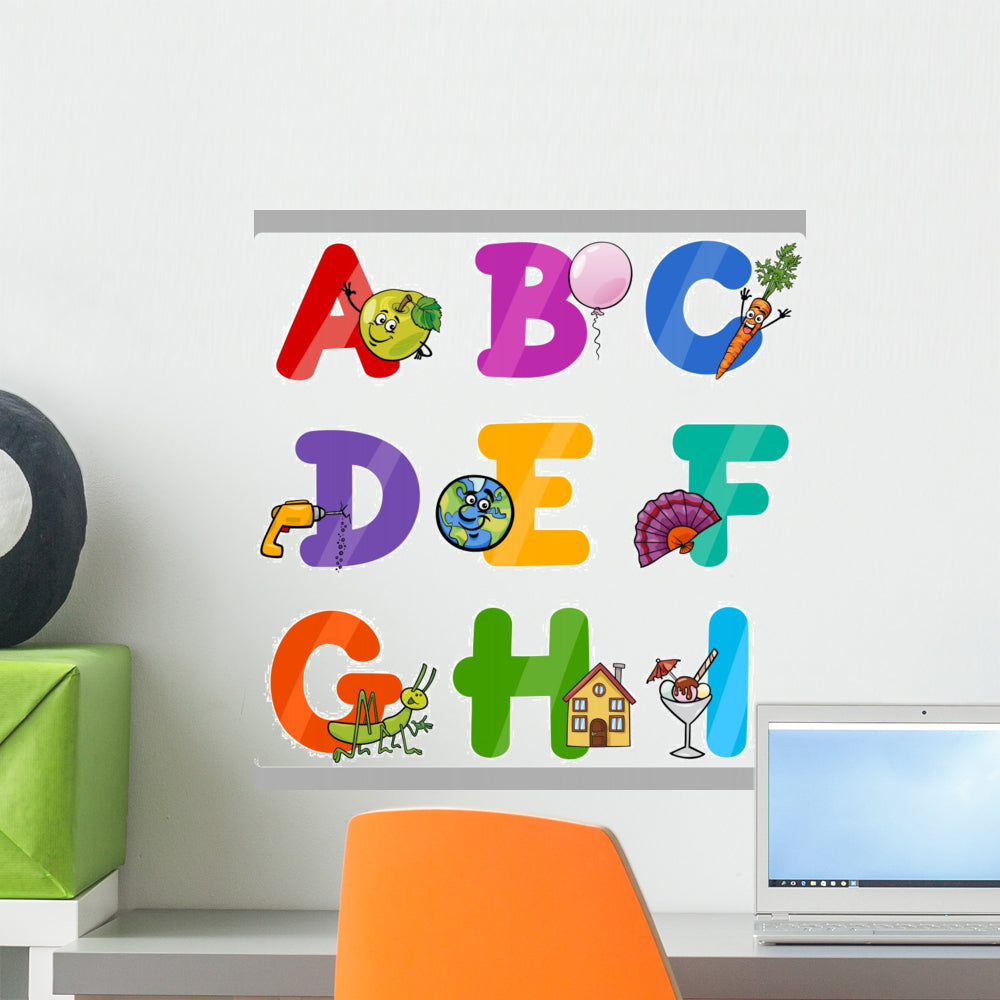 Education Alphabet Letters for Wall Decal - WallMonkeys.com – Wallmonkeys