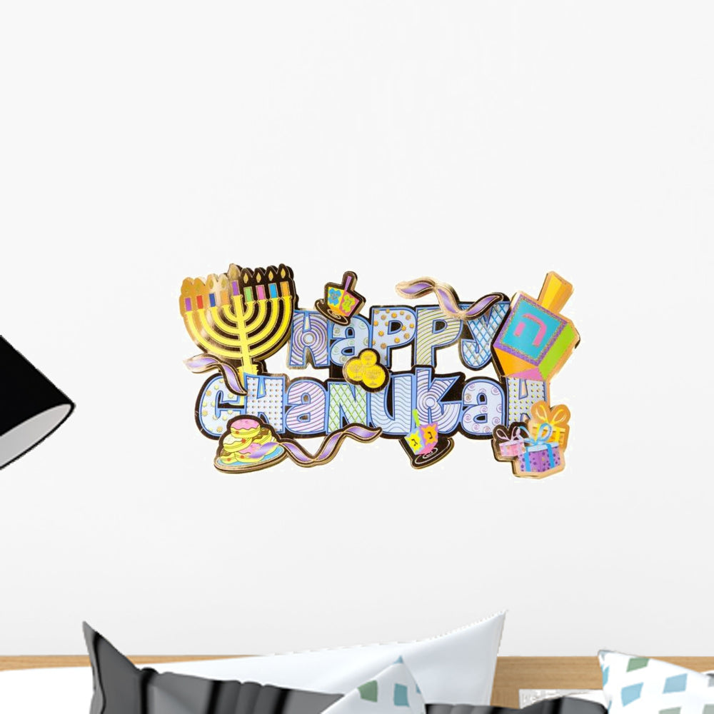 Hanukkah Sign Wall Decal - WallMonkeys.com – Wallmonkeys