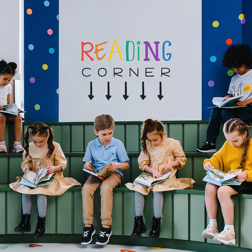 Reading Corner with Arrows Wall Decal - Wall Monkeys – Wallmonkeys