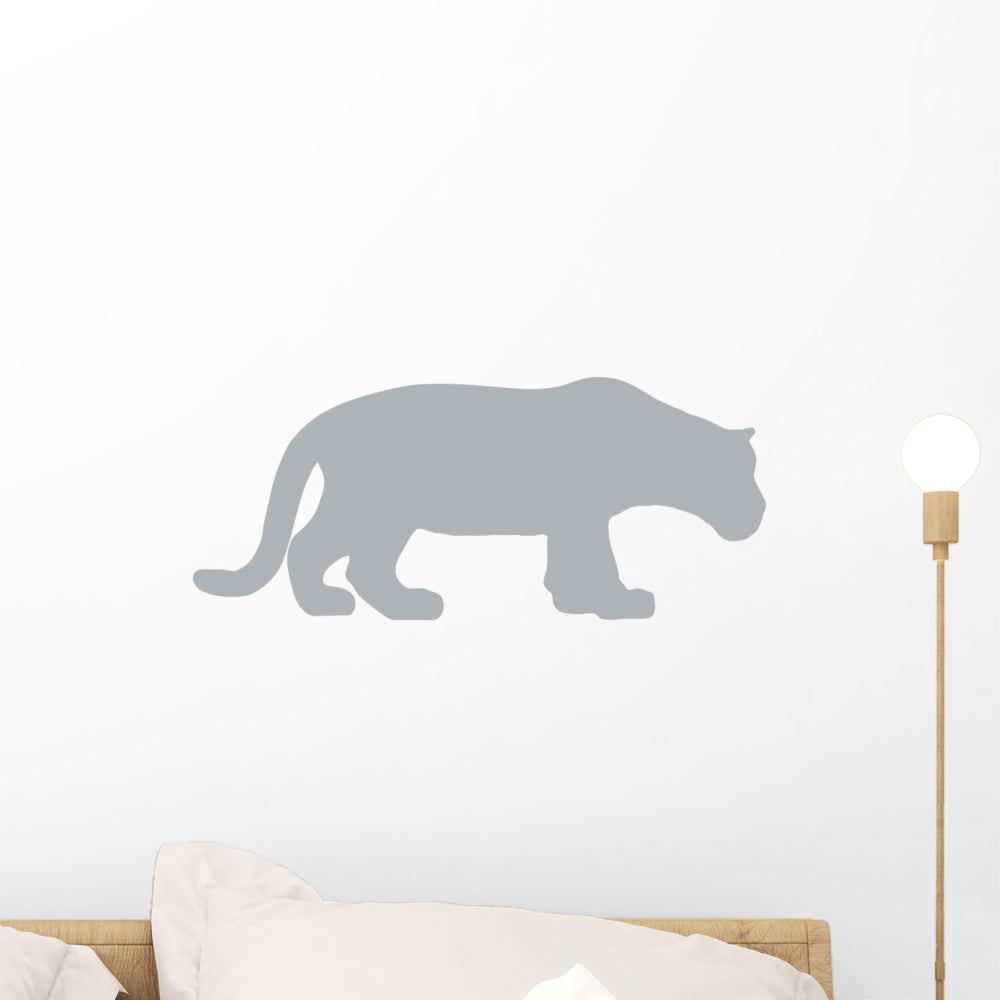 Grey Jaguar Wall Decal - WallMonkeys.com – Wallmonkeys