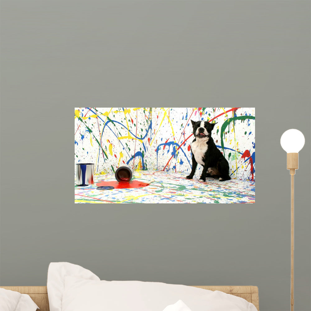 Artistic Pup Wall Decal - WallMonkeys.com – Wallmonkeys