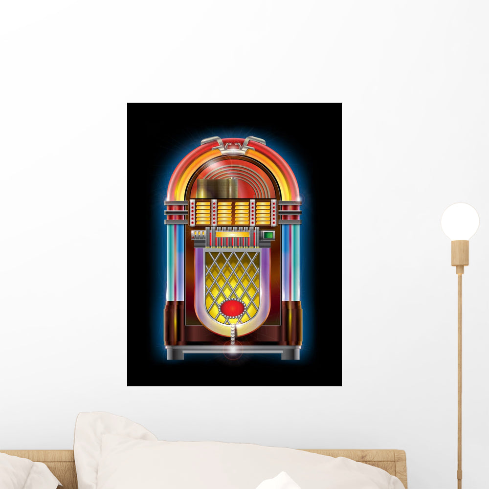Jukebox Wall Decal - WallMonkeys.com – Wallmonkeys