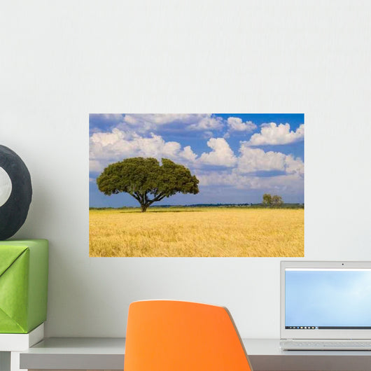 Blue Sky with Yellow Wall Decal - WallMonkeys.com – Wallmonkeys