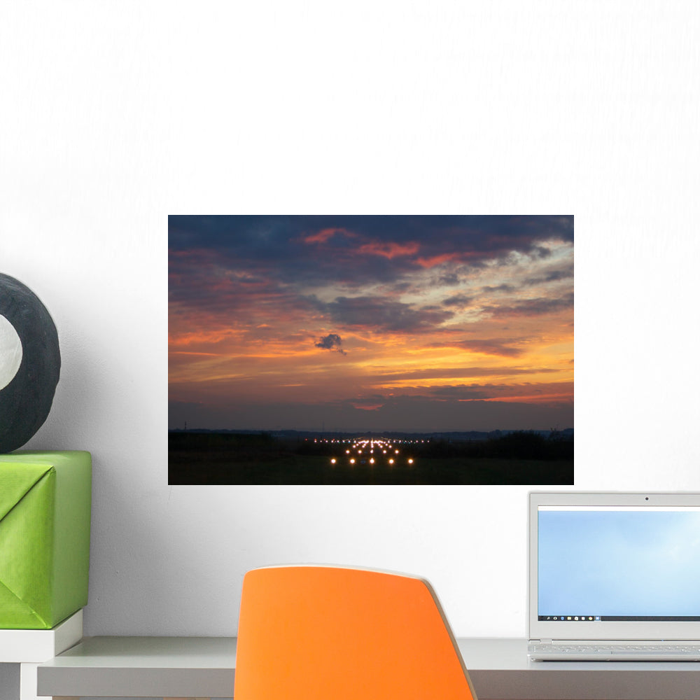 Airport Runway Lights Wall Decal - WallMonkeys.com – Wallmonkeys