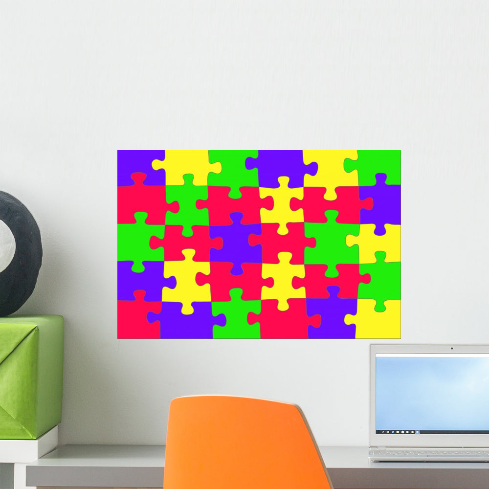 Puzzle Wall Decal - WallMonkeys.com – Wallmonkeys