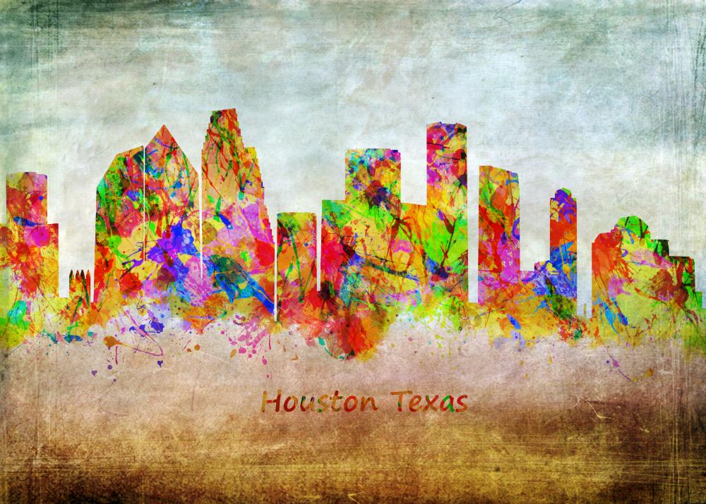 Houston Texas Wall Decal - WallMonkeys.com – Wallmonkeys