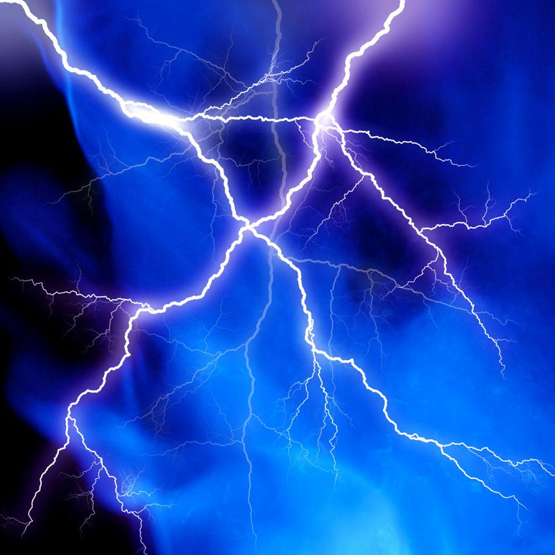 Blue Lightning Bolt Wallpaper