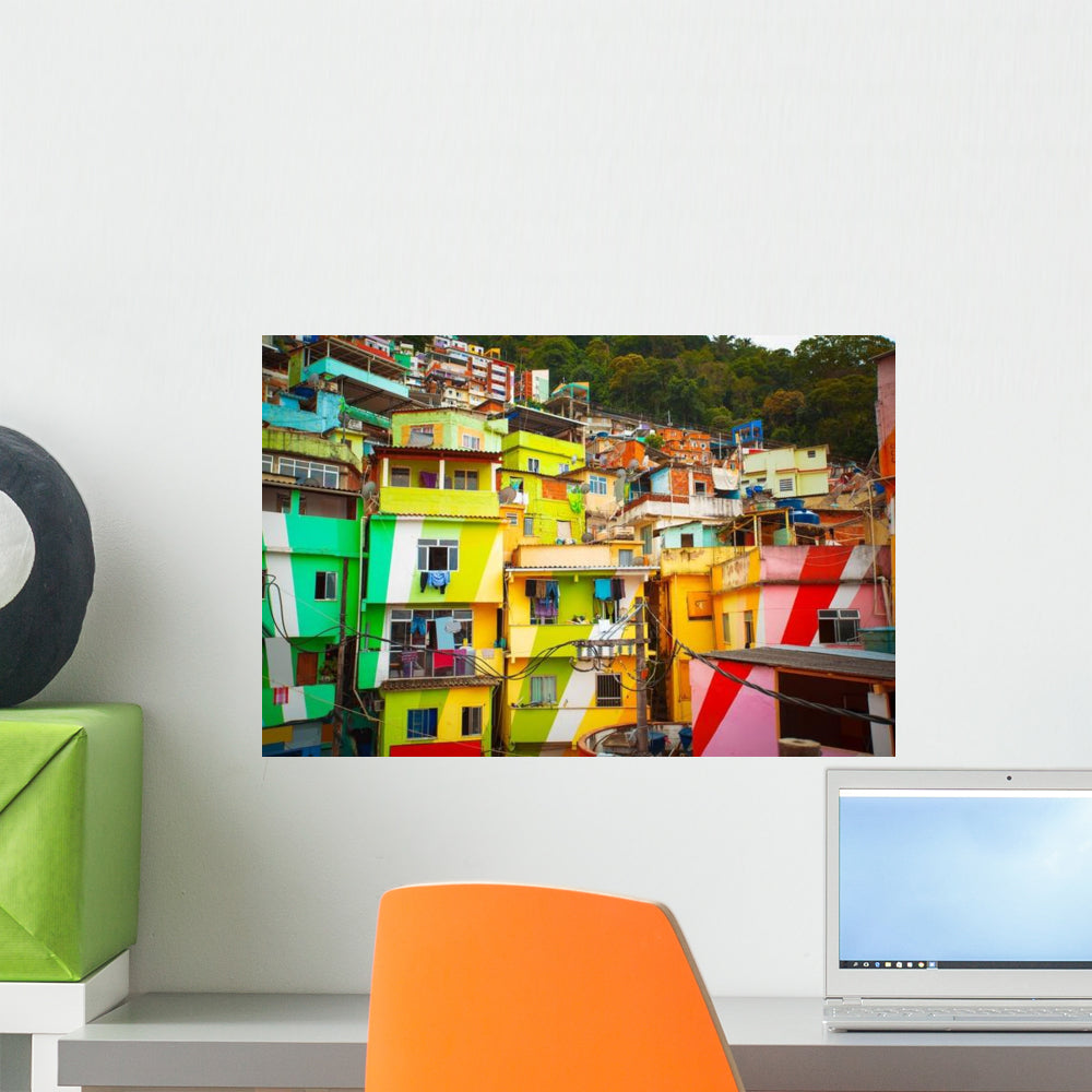 Favela Wall Decal - WallMonkeys.com – Wallmonkeys