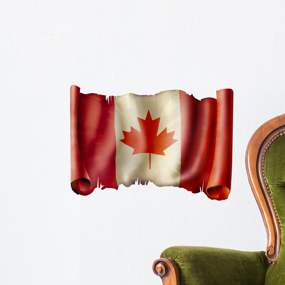 Canada Flag Wall Decal - WallMonkeys.com – Wallmonkeys