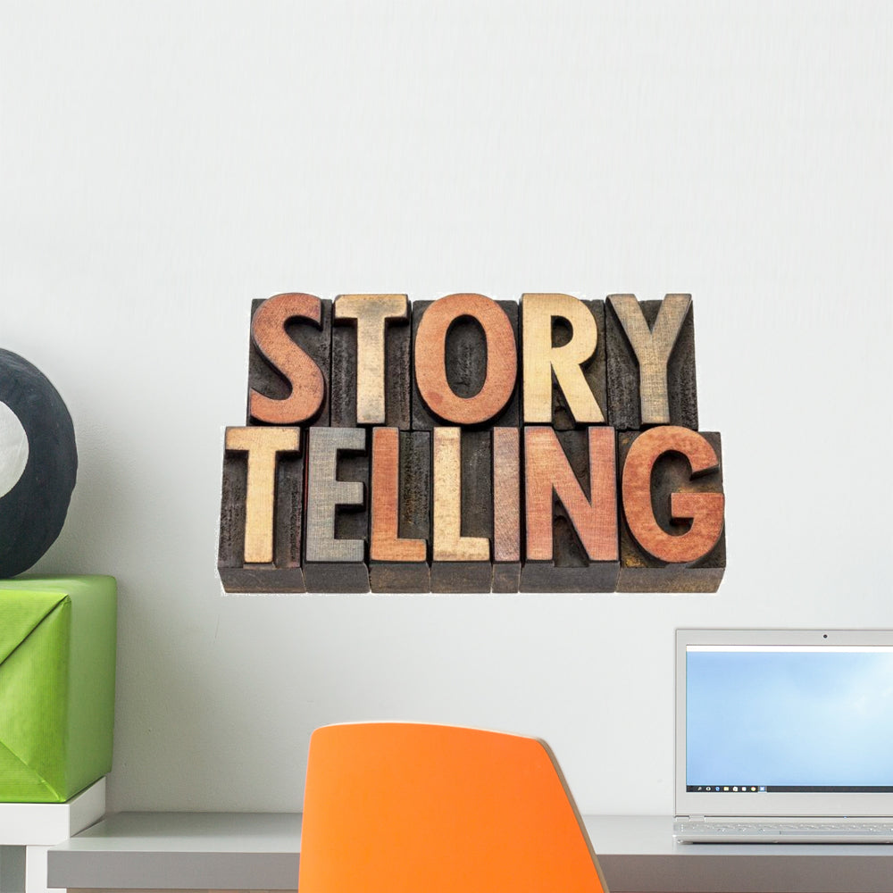Storytelling Word Wall Decal - WallMonkeys.com – Wallmonkeys