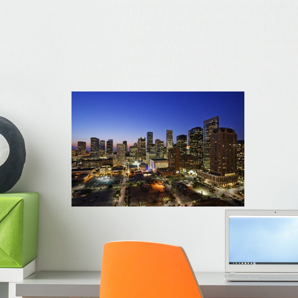 High Rise Buildings Houston Wall Decal - WallMonkeys.com – Wallmonkeys