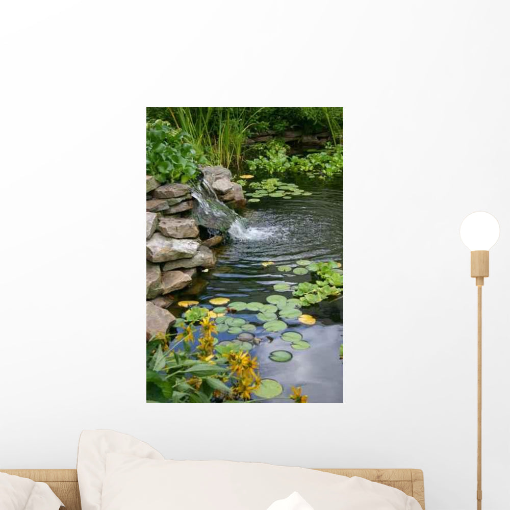 Small Man Made Pond Wall Decal - WallMonkeys.com – Wallmonkeys