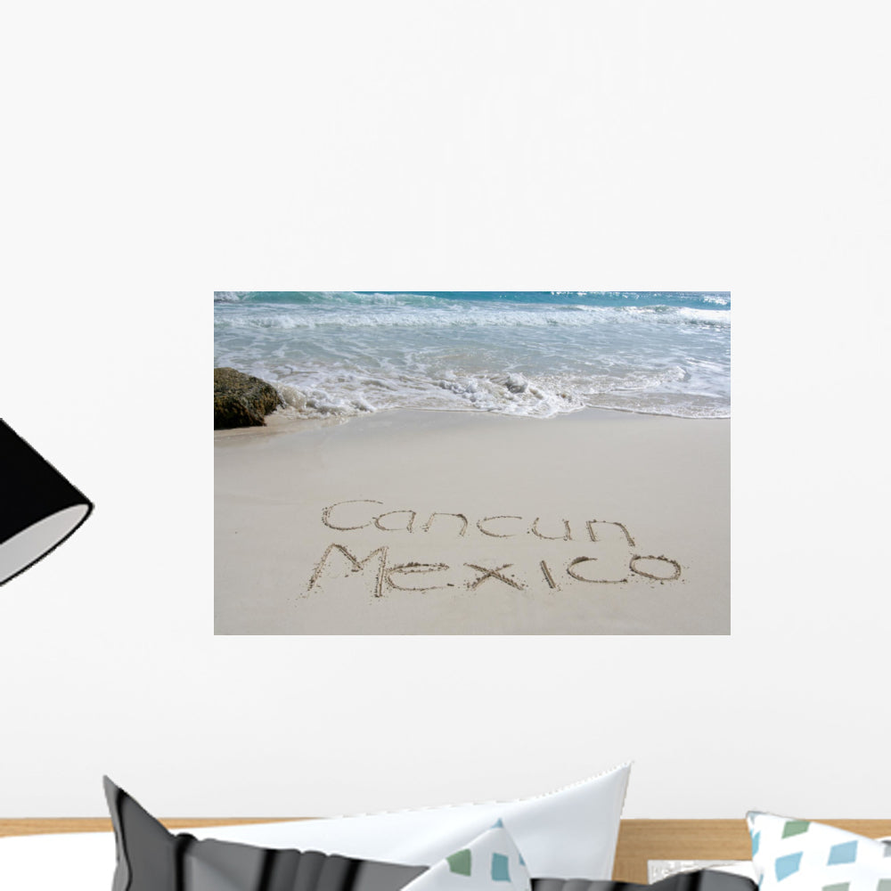 Sandy Beach Cancun Mexico Wall Mural – Wallmonkeys