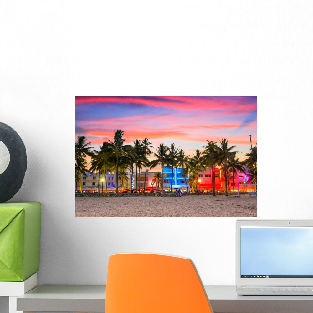 Miami Beach Florida Wall Mural – Wallmonkeys