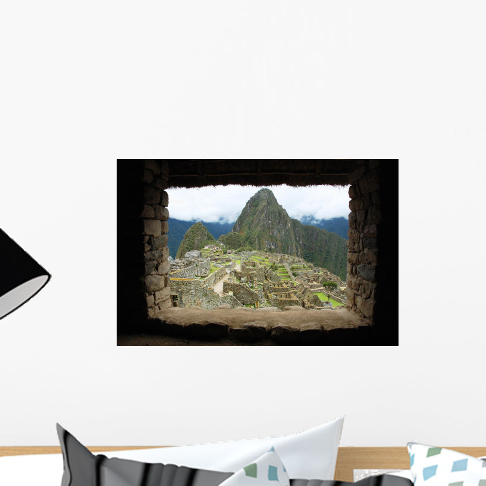 Machu Picchu through Inca Wall Mural – Wallmonkeys