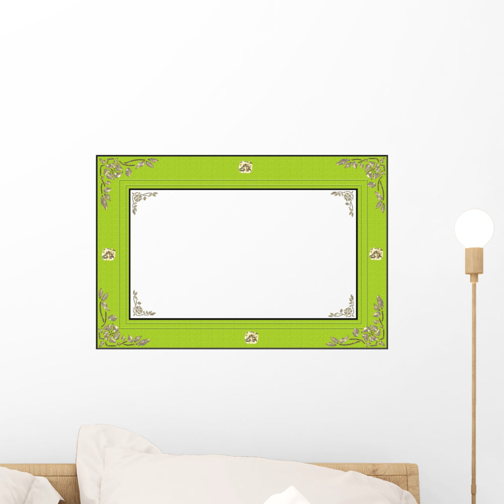 Green Frame Wall Decal – Wallmonkeys
