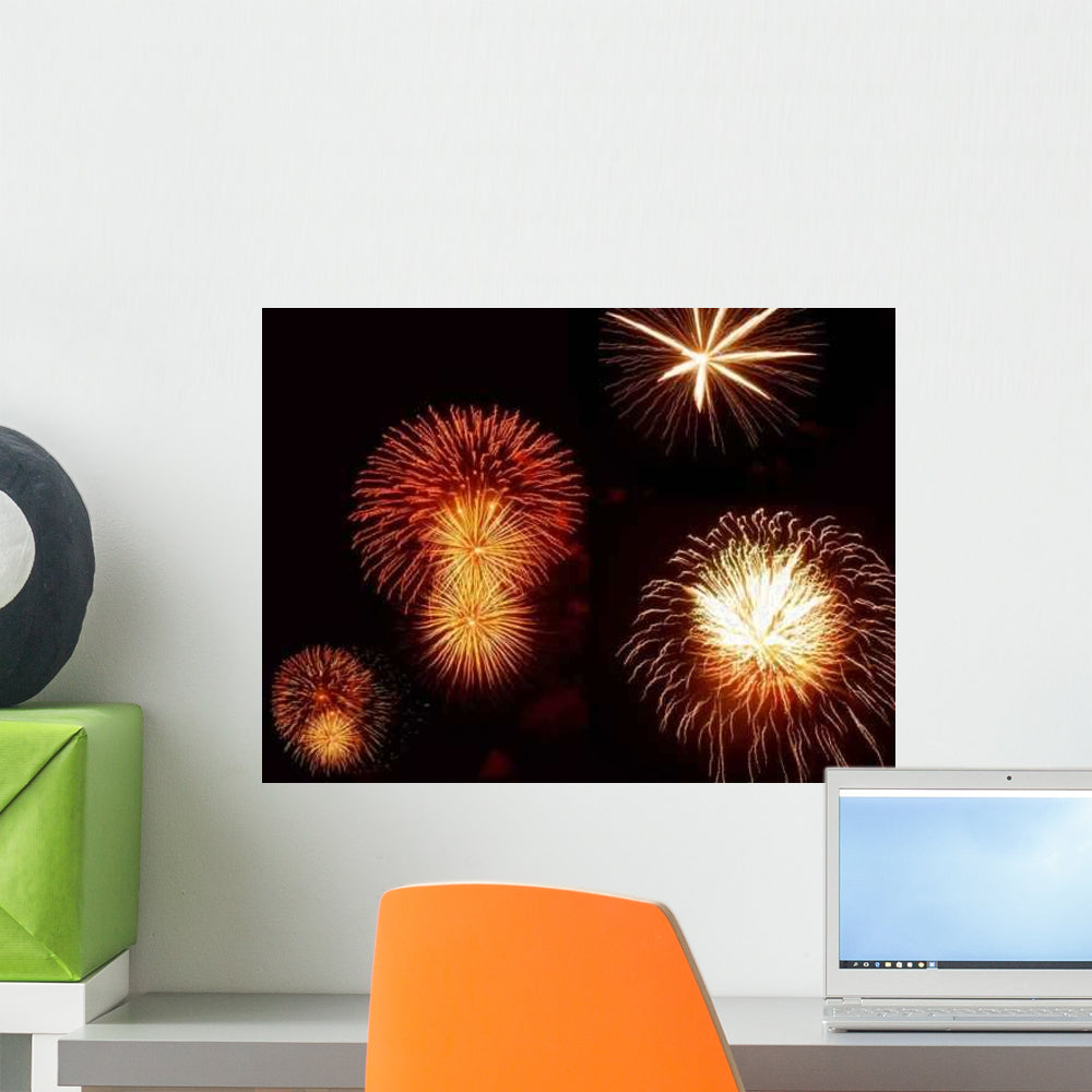 Fireworks 2 Wall Decal - WallMonkeys.com – Wallmonkeys