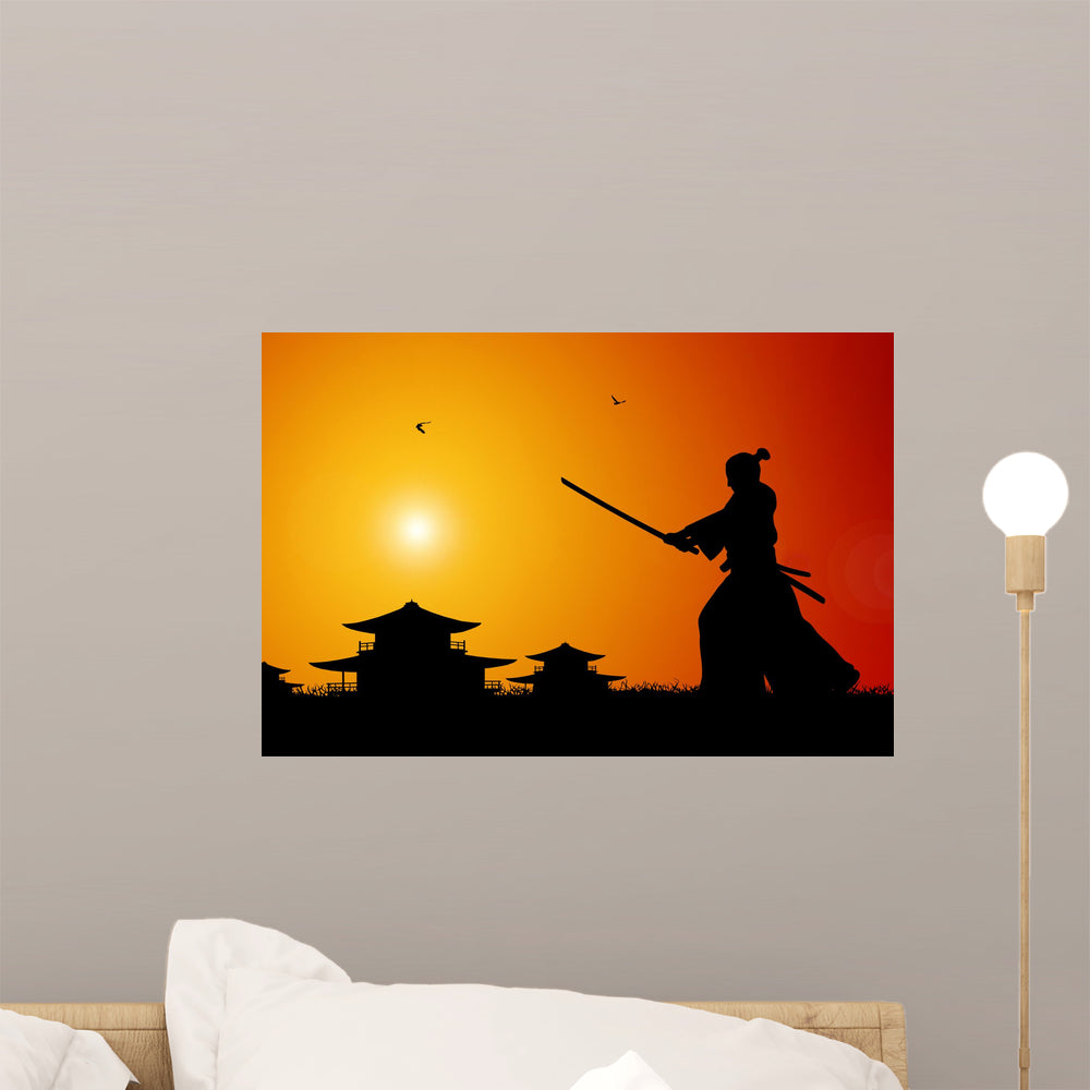Samurai Wall Mural – Wallmonkeys