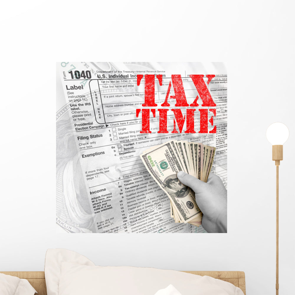 Tax Time Wall Mural – Wallmonkeys