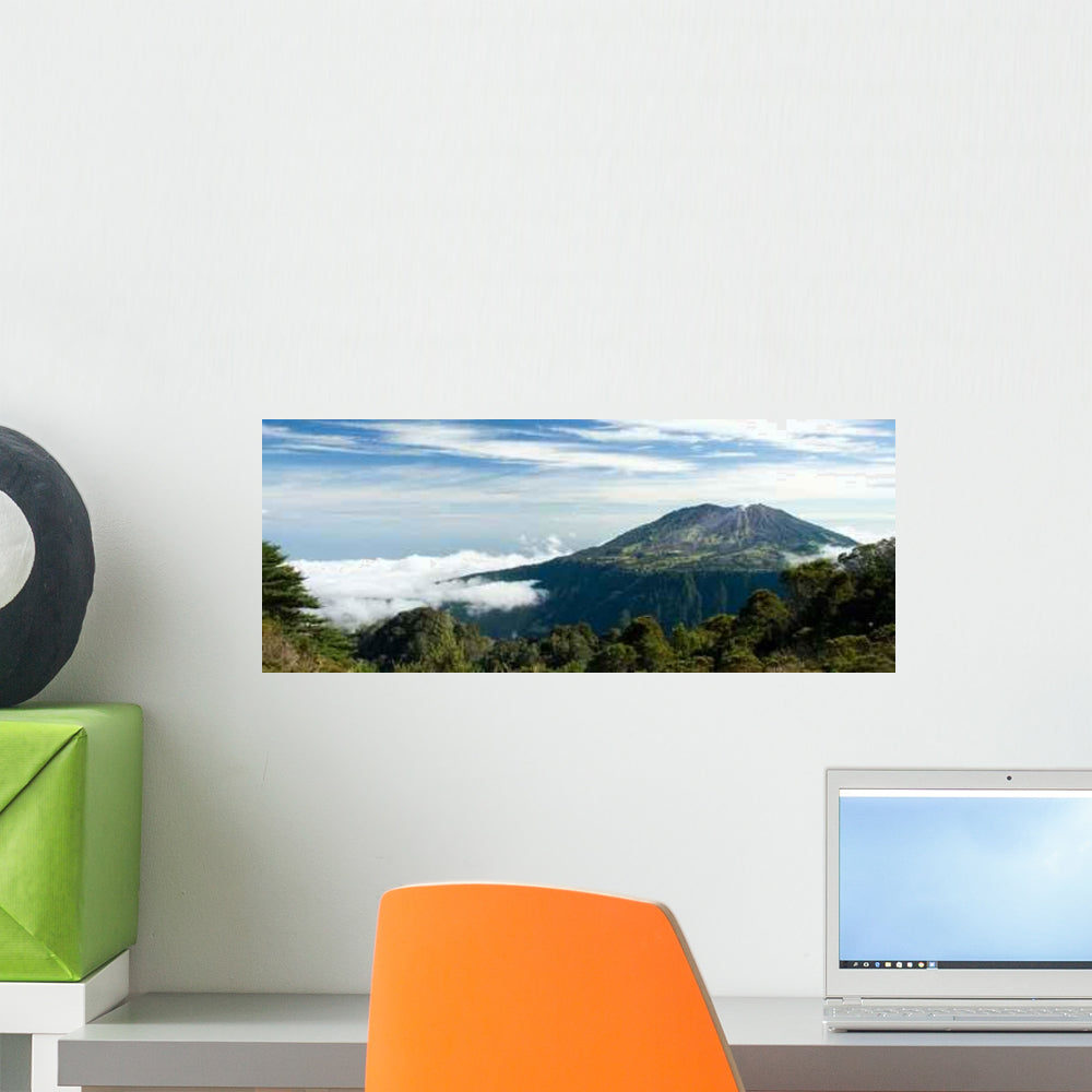 Active Volcano Wall Decal - WallMonkeys.com – Wallmonkeys