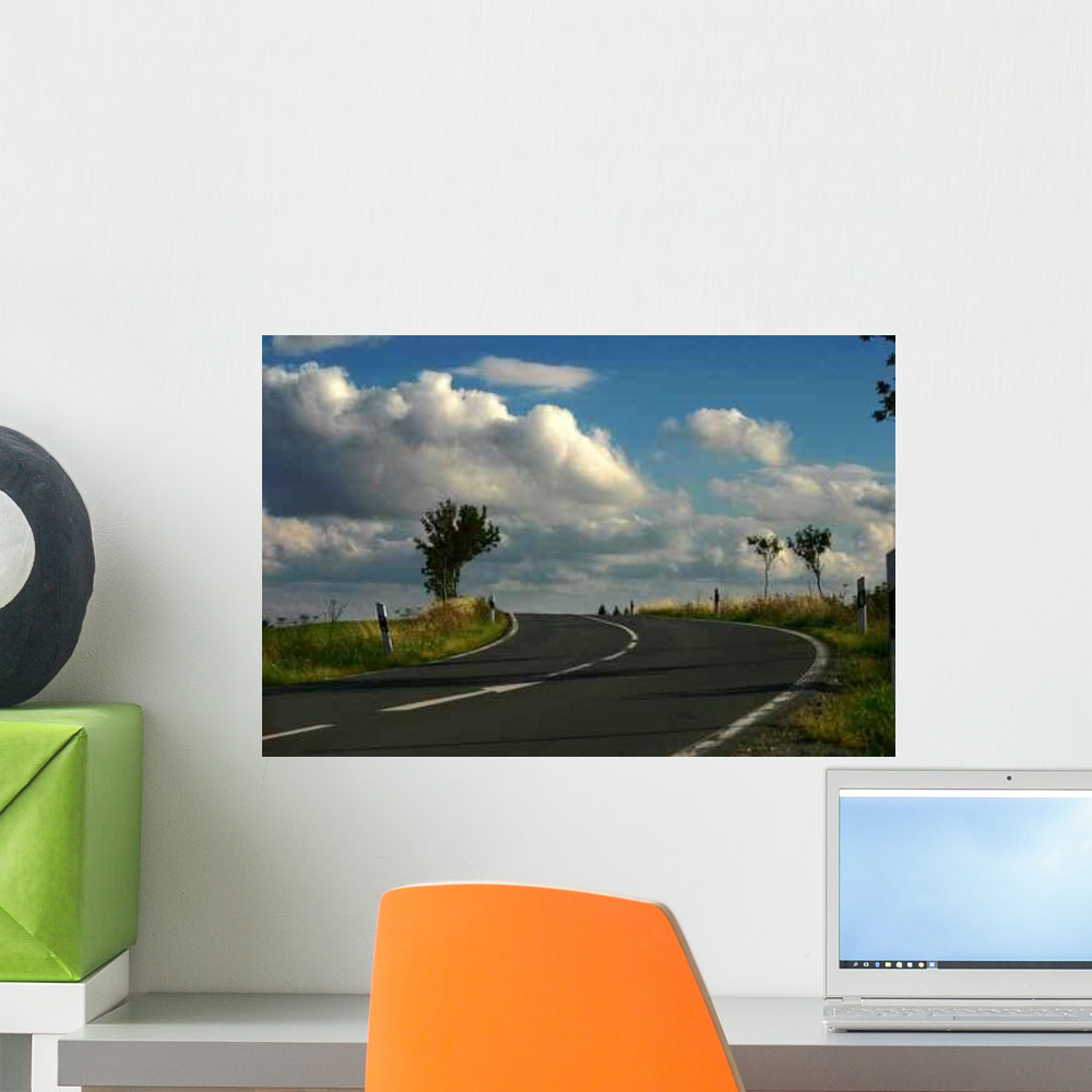 Road Wall Decal Design 3 - WallMonkeys.com – Wallmonkeys