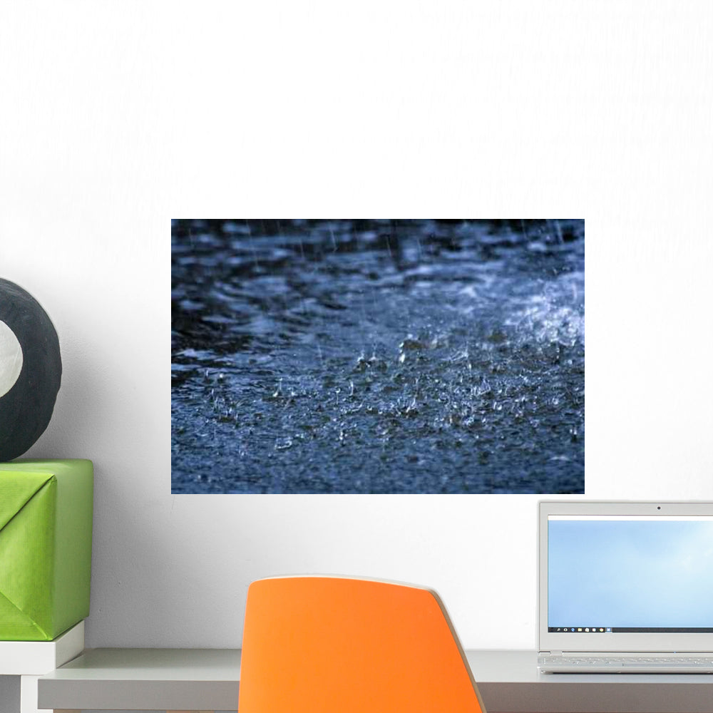 Rain Wall Decal - WallMonkeys.com – Wallmonkeys