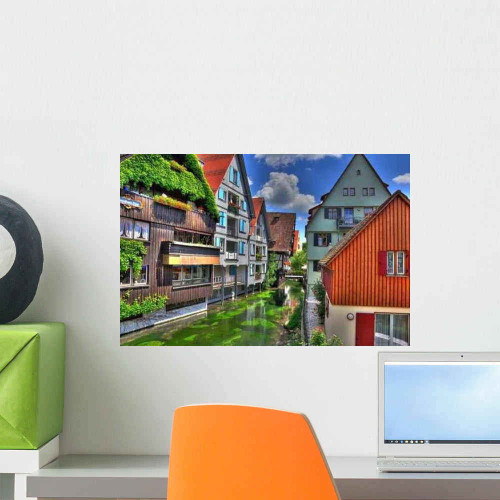 Fischerviertel Ulm Hdr Wall Decal - WallMonkeys.com – Wallmonkeys