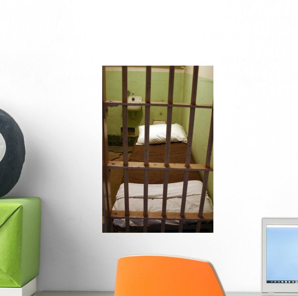 Alcatraz Prison Cell Wall Decal - WallMonkeys.com – Wallmonkeys