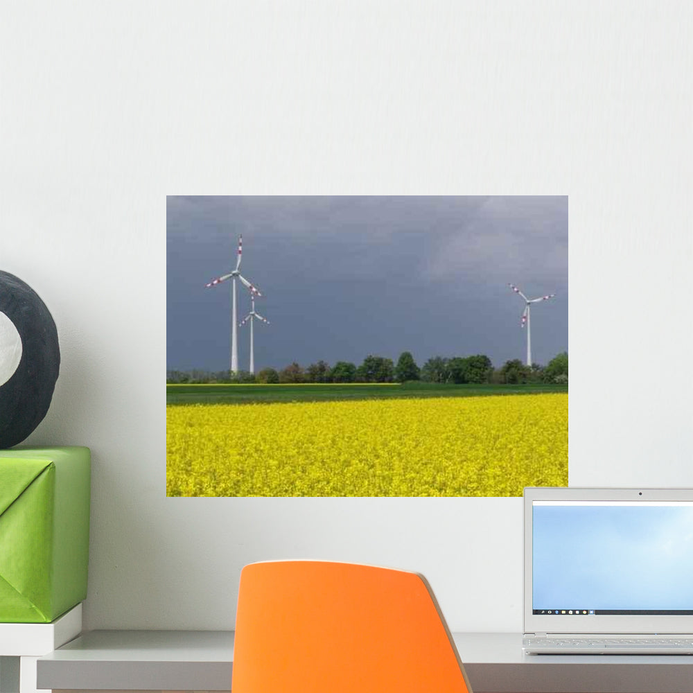 Wind Turbines Wall Decal - WallMonkeys.com – Wallmonkeys