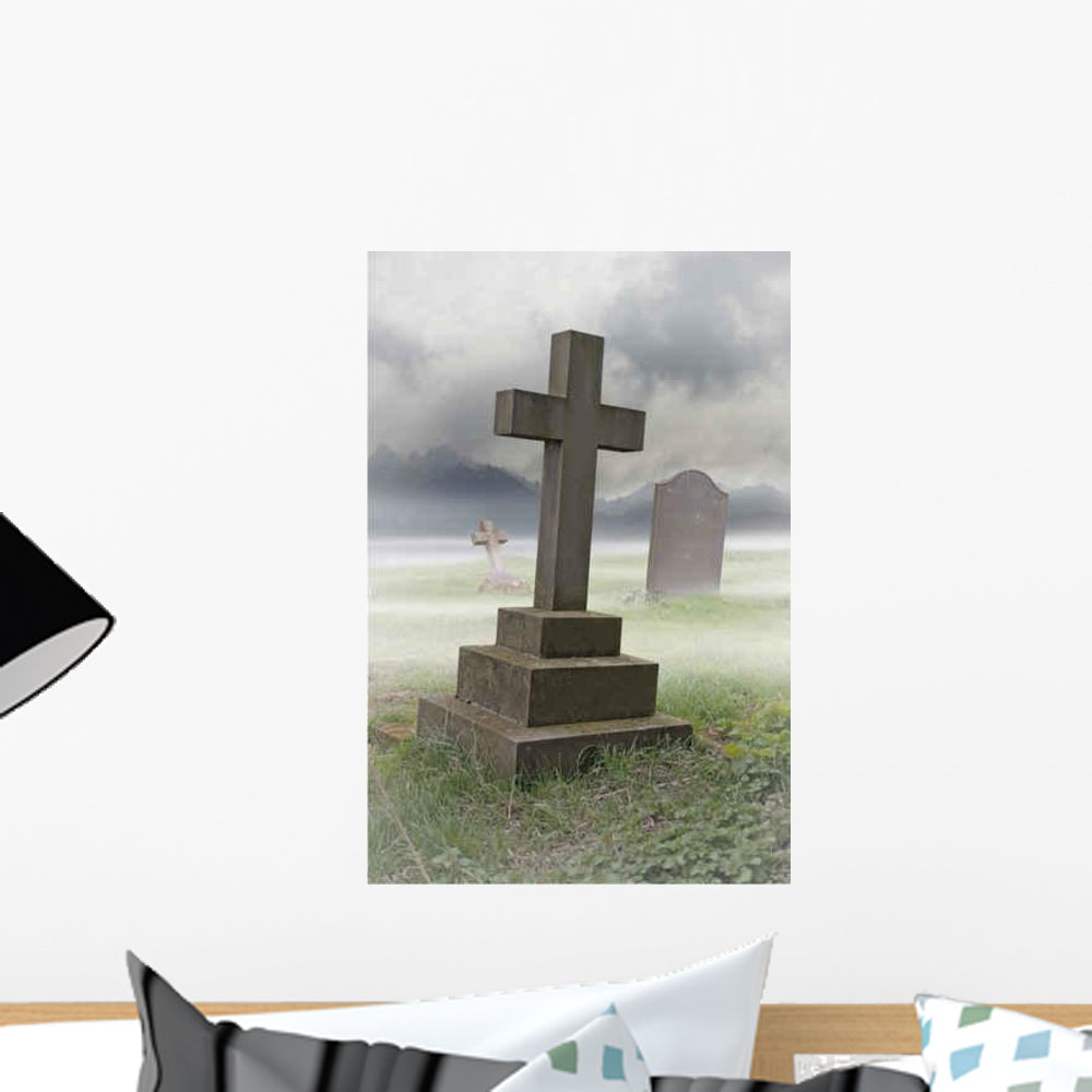 Graveyard Wall Decal - WallMonkeys.com – Wallmonkeys