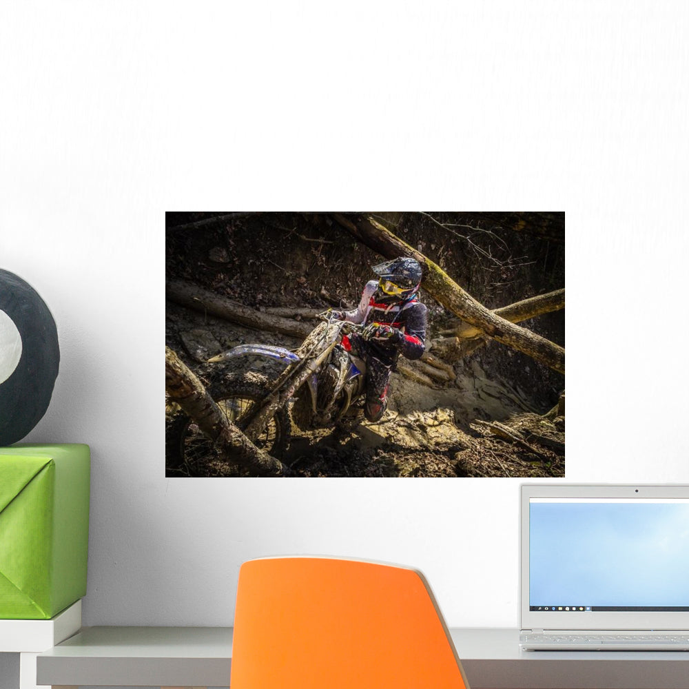 Cross Country Motocross Wall Decal - WallMonkeys.com – Wallmonkeys