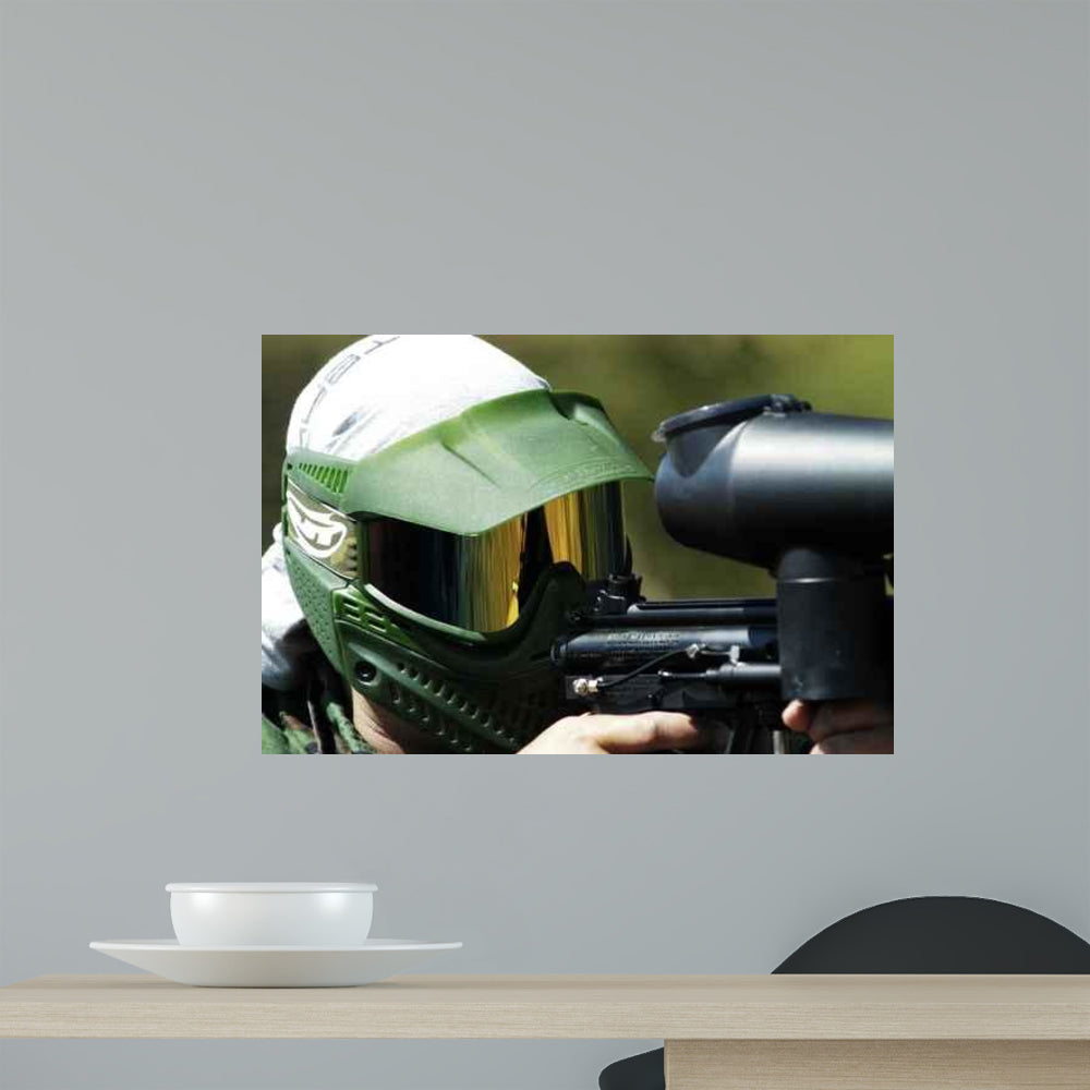 Paintball Player Wall Mural – Wallmonkeys