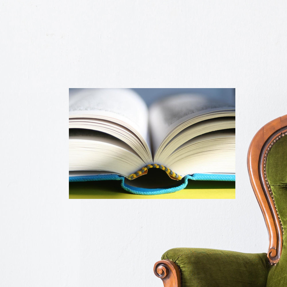 Open Book Wall Mural – Wallmonkeys