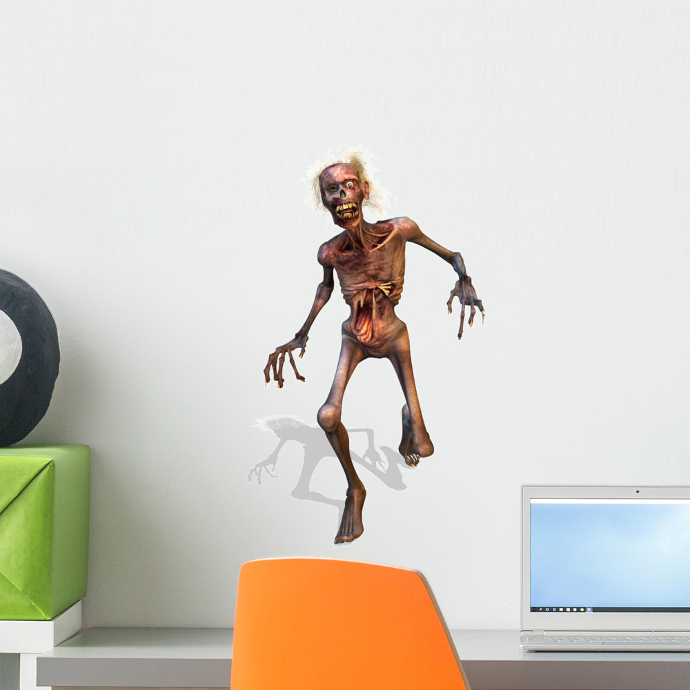 Lurching Zombie Wall Decal – Wallmonkeys