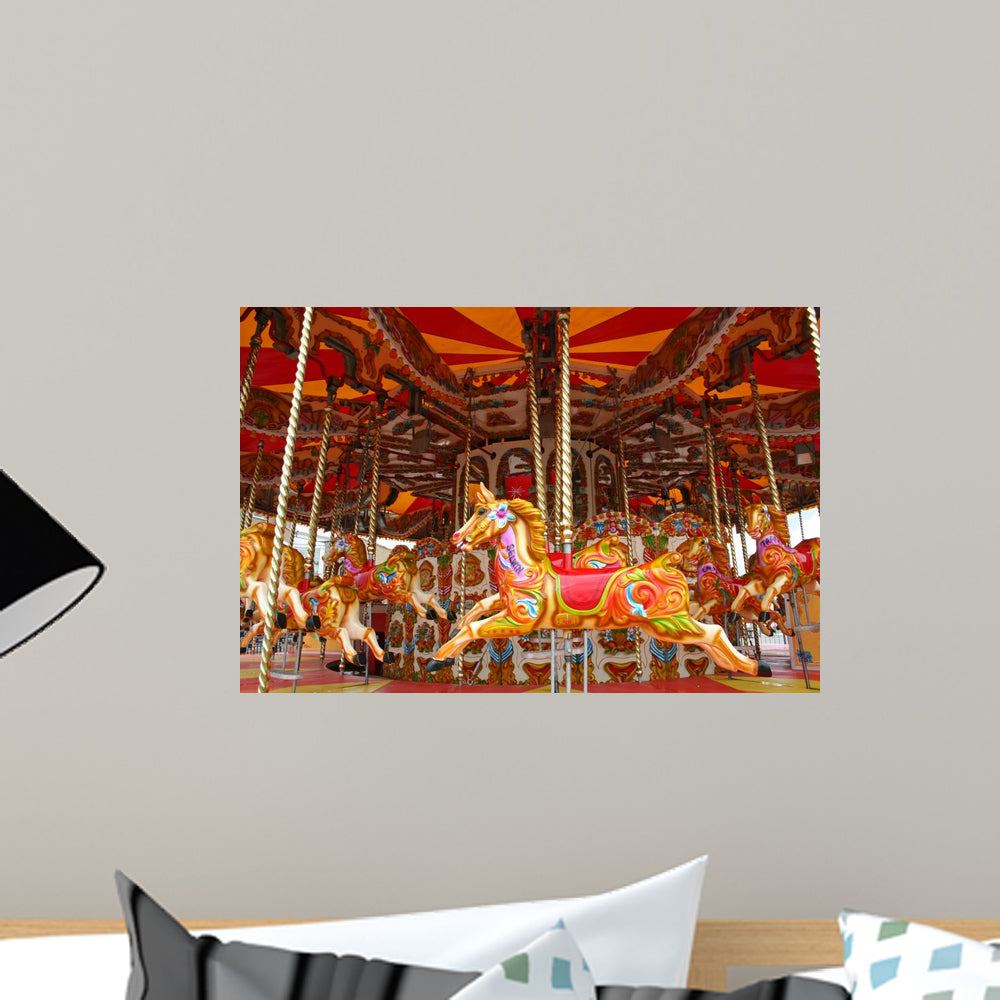 Merry-go-round Wall Mural – Wallmonkeys