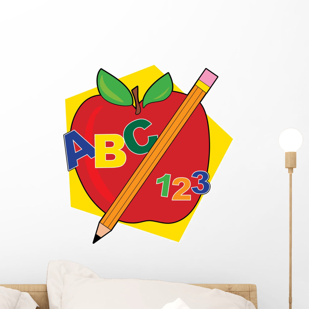 Abc Apple Wall Decal – Wallmonkeys