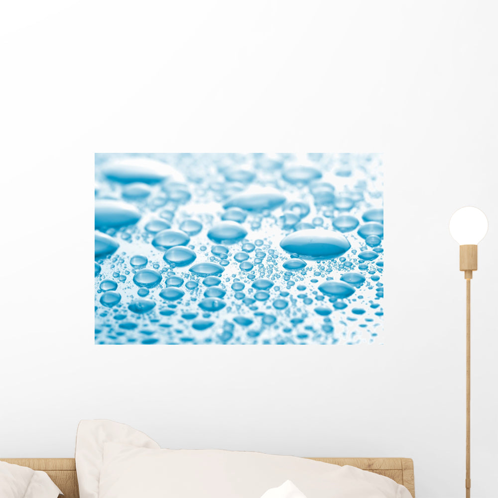 Water Drops Wall Mural – Wallmonkeys