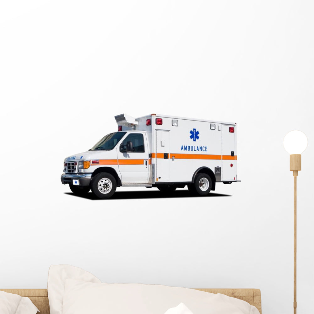 Ambulance Wall Decal - WallMonkeys.com – Wallmonkeys