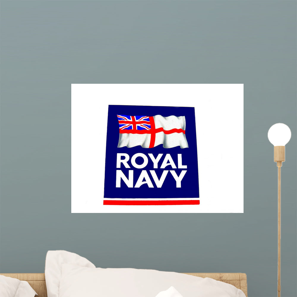 Royal Navy Sign with Wall Mural – Wallmonkeys