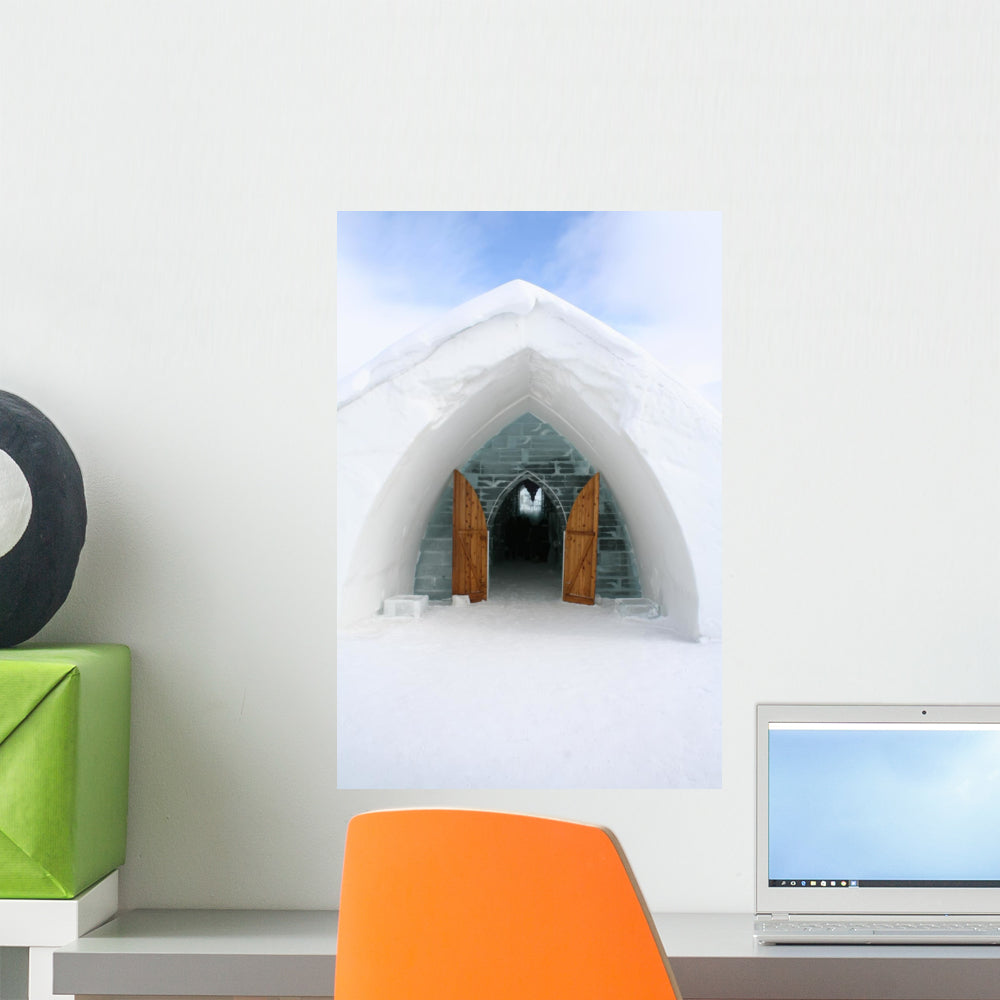 Entrance Igloo Wall Mural – Wallmonkeys