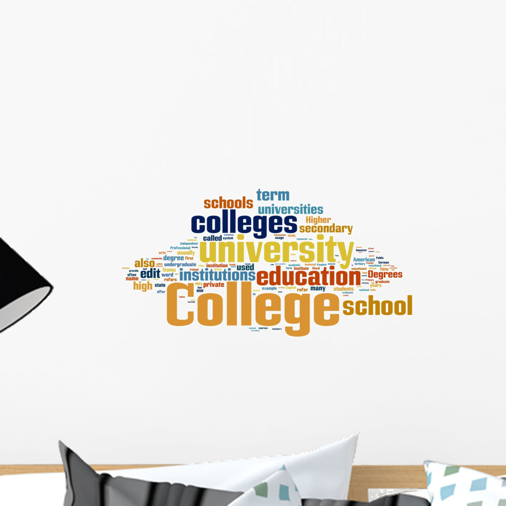 College University Wall Decal – Wallmonkeys
