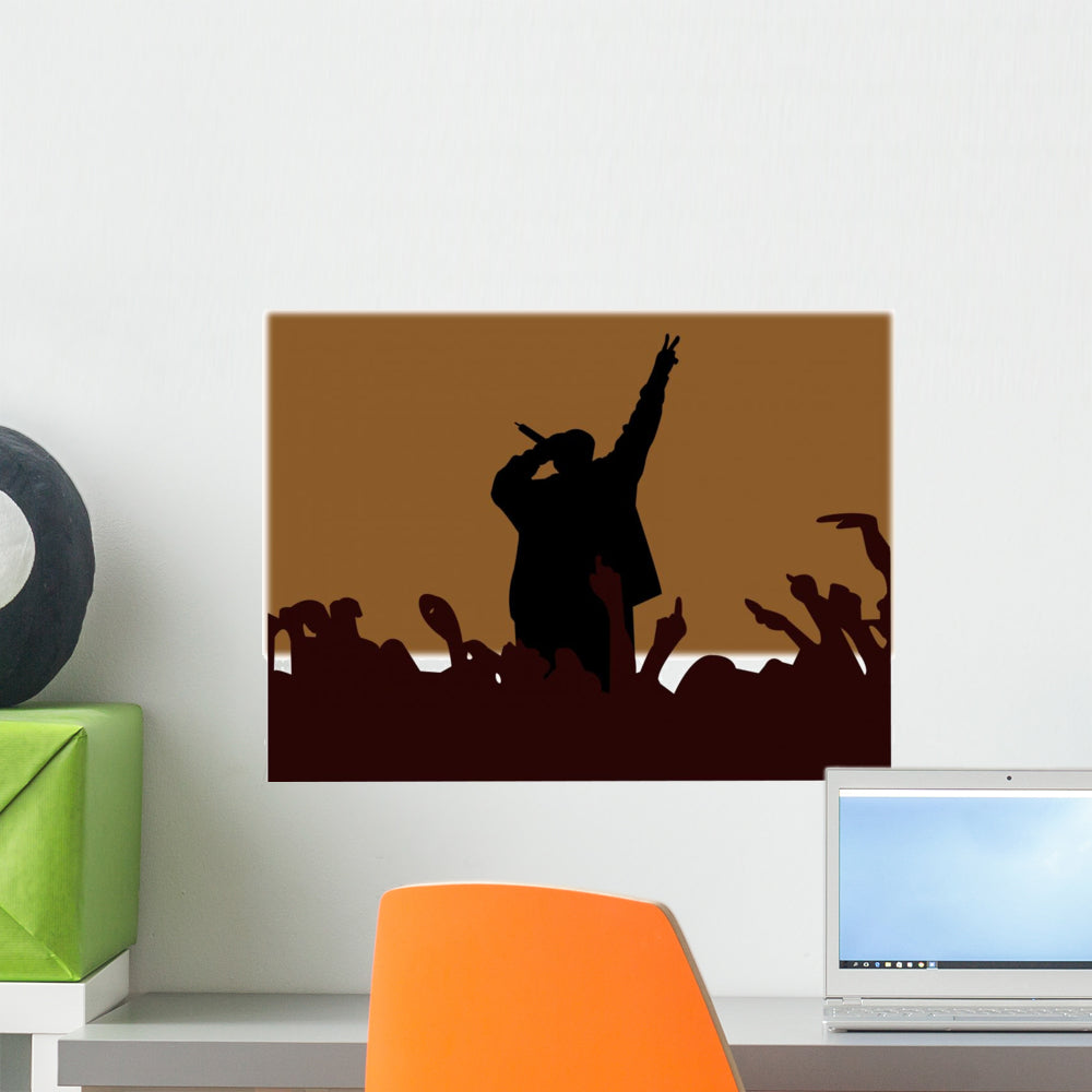 Rap Music Illustration Wall Mural – Wallmonkeys