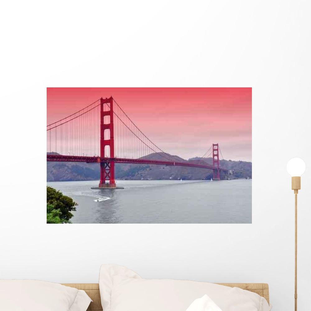 Photo Golden Gate Bridge Wall Decal Design 4 - WallMonkeys.com ...