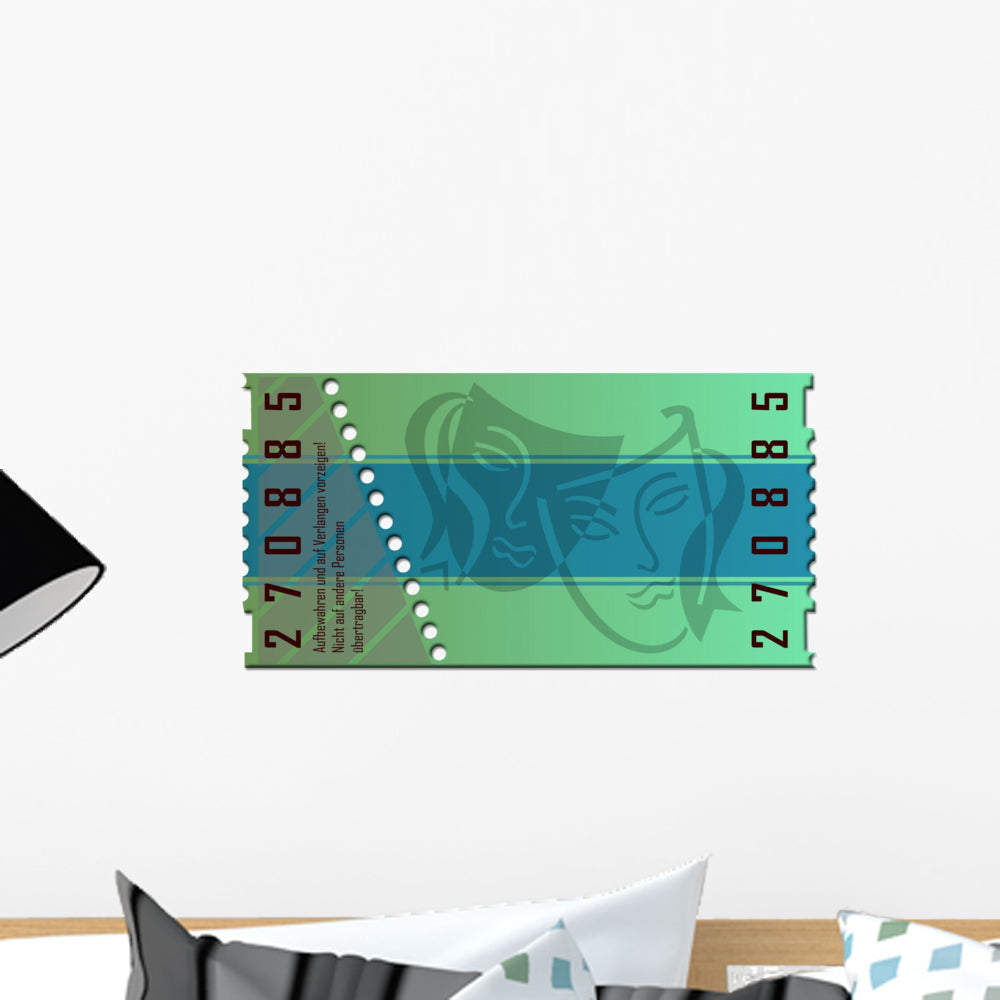Ticket Theater Wall Mural – Wallmonkeys