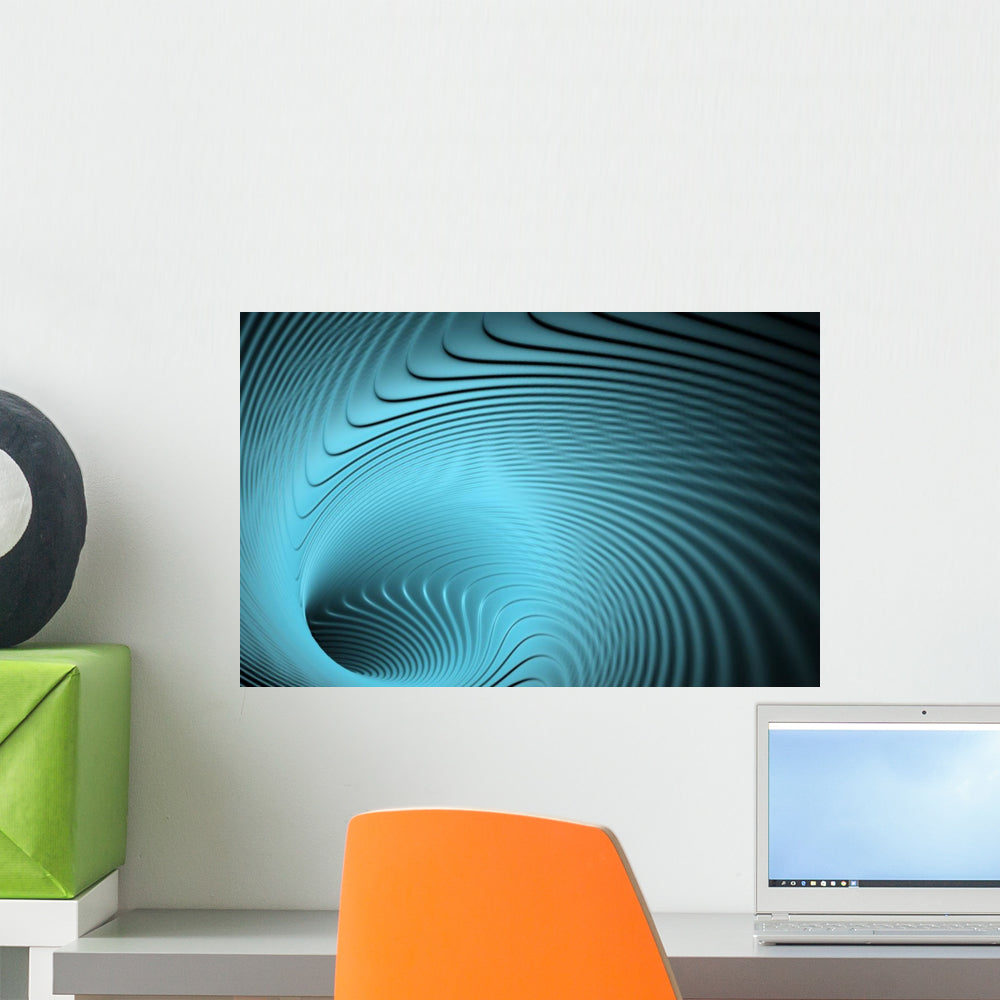 3-d Vortex Wall Mural – Wallmonkeys